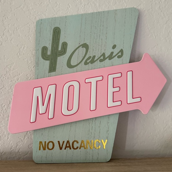 Target | Wall Decor | Target Palm Springs Motel Sign Wall Decor | Poshmark